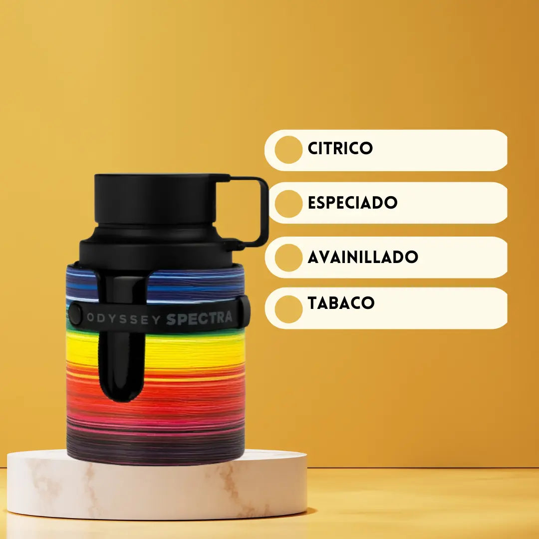 Armaf Odyssey Spectra 100ml - Perfume Masculino Fresco y Especiado con Notas de Canela y Vainilla