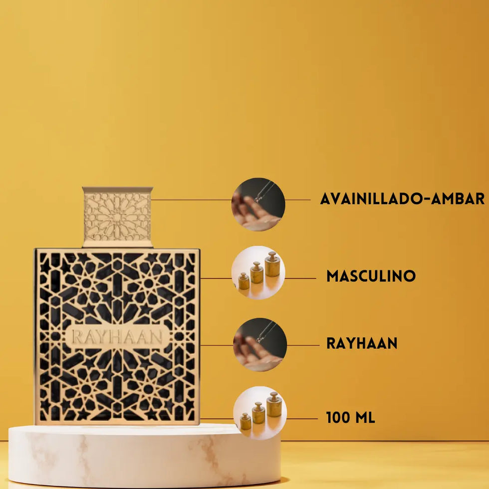 Rayhaan Elixir 100ml - Perfume Masculino con Notas de Menta, Lavanda y ...